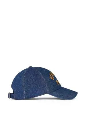 Givenchy Embroidered Cap In Denim