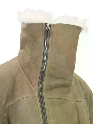 Rick Owens Belted Leather Jacket