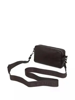 AERONAUTICA MILITARE Pebbled-leather Messenger Bag
