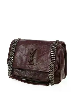 Saint Laurent 2010s Baby Niki Logo-plaque Shoulder Bag
