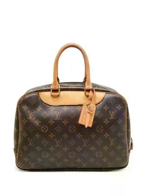 LOUIS VUITTON 2004 Deauville Monogram Tote Bag - Brown