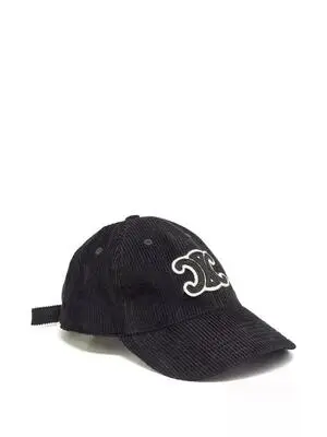Celine Triomphe Corduroy Baseball Cap