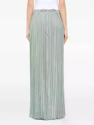 LANVIN Pleated Drawstring-fastening Maxi Skirt