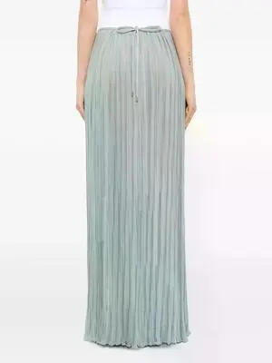 LANVIN Pleated Drawstring-fastening Maxi Skirt