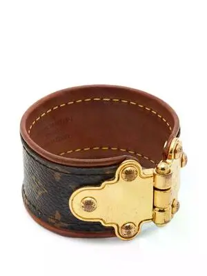 LOUIS VUITTON Save It Monogram Cuff Bracelet