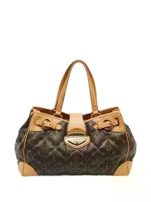LOUIS VUITTON 2008 Etoile Shopper Quilted Monogram Tote Bag - Brown