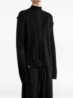 PUMA Ribbed Cut-out Sweater