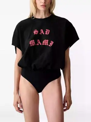 WILLY CHAVARRIA Slogan-print Bodysuit
