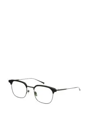 MASUNAGA St Marks Browline-frame Glasses - Silver