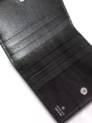 Gucci Gg Supreme Web-stripe Card Holder