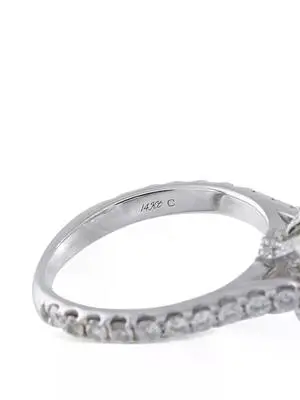 NEIL LANE Cushion-halo Diamond Rings