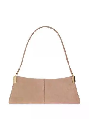 Balmain 64-83 Small Suede Shoulder Bag