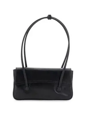 MARGESHERWOOD Small Glossy Leather Shoulder Bag