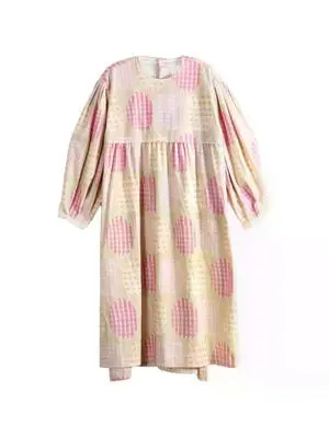 COMME DES GARÇONS TAO Patchwork Corduroy Midi Dress