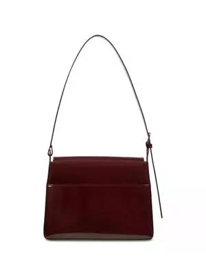 A.p.c. Virginie Polished Leather Shoulder Bag - Red