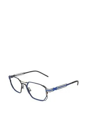 PARASITE Vector 7 Geometric-frame Glasses - Black