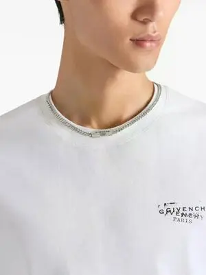 Givenchy Tape Necklace In Metal And Enamel
