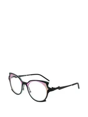 PARASITE Camelia 3 Geometric-frame Glasses - Black