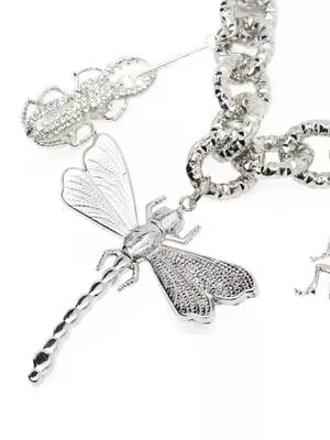 Blumarine Insect-charm Cable-link Necklace