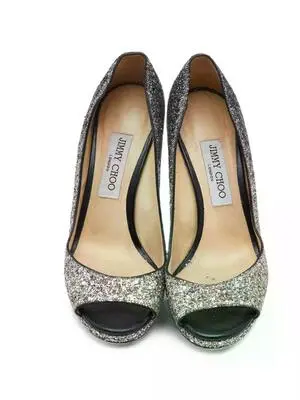 JIMMY CHOO Isabel Open-toe Pumps