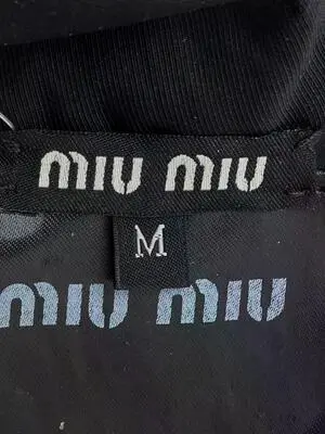 Miu Miu Distressed Denim Bucket Hat