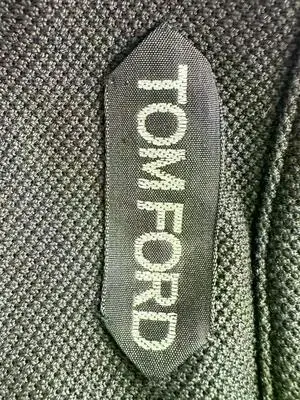 TOM FORD Short-sleeve Polo Shirt - Black