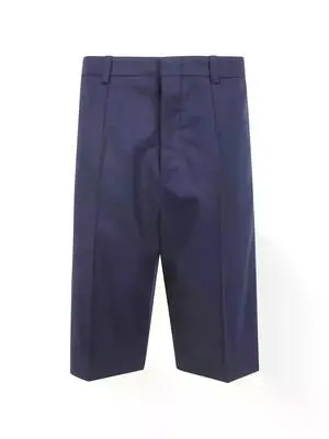 Sofie D'hoore Pressed-crease Wool Shorts - Blue