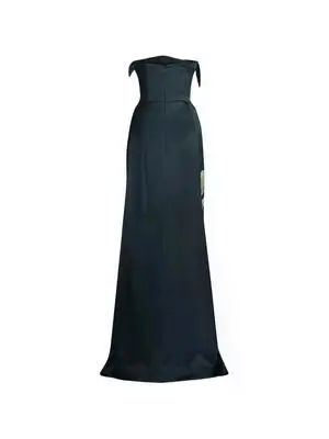 Erdem Floral-print Bustier Maxi Gown
