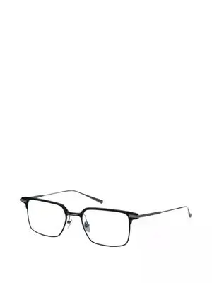 MASUNAGA Crosby Square-frame Glasses - Silver