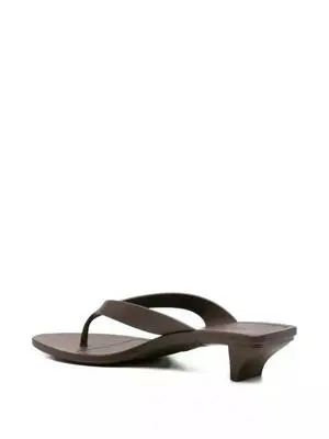 Gucci Vittoria Thong Sandals - Brown