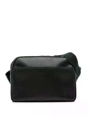 LOUIS VUITTON 1998 Taiga Reporter Pm Crossbody Bag - Green
