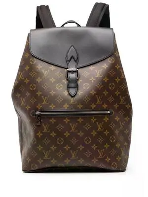 LOUIS VUITTON 2013 Monogram Macassar Palk Backpack