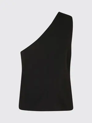 Federica Tosi Asymmetric One-shoulder Cotton Top With Buttons