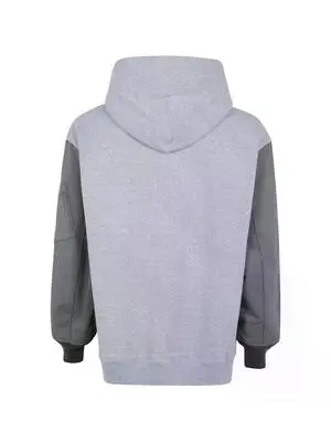Comme Des Garçons Panelled Zip-pocket Hoodie