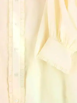 Chloé Ruffled Lace-panel Shirt