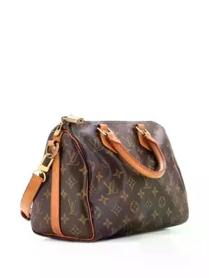 LOUIS VUITTON Speedy Bandouliere Bag Monogram Canvas 25 Satchel