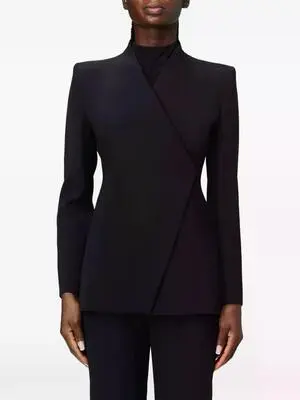 HANITA Wrap-front Tailored Jacket - Black