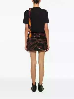 Emilio Pucci Wool T-shirt With Scarf Detail