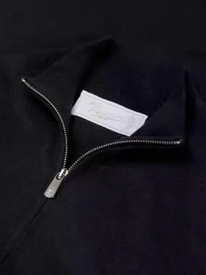 Marco Pescarolo Half-zip Knitted Sweater - Blue