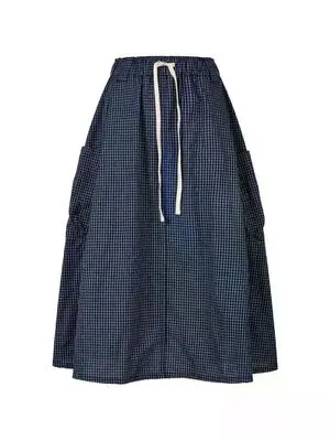 STUDIO TOMBOY Checkered Balloon Midi Skirt