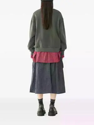 STUDIO TOMBOY Checkered Balloon Midi Skirt