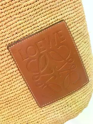 Loewe 2015-2026 Raffia Slit Satchel