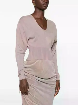 Rick Owens V-neck Cropped Top