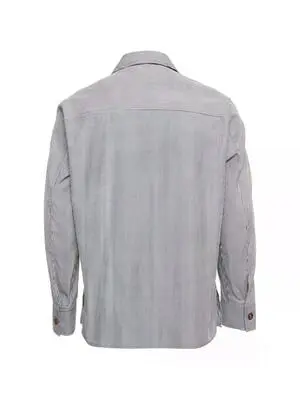 Givenchy Pinstriped Cotton Shirt Jacket