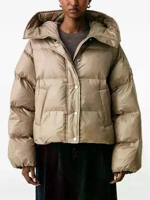 Pinko Technical Canvas Jacket With Hood