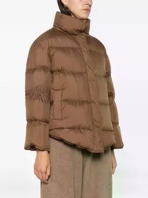 Max Mara Quilted Puffer Jacket - Brown