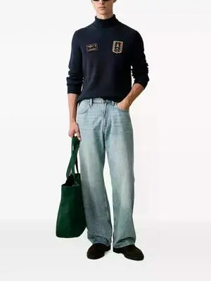 AERONAUTICA MILITARE Patch-detail Roll-neck Jumper
