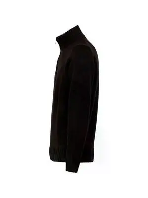 FILIPPO DE LAURENTIIS Half-zip Merino-wool Sweater
