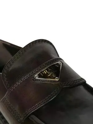 Prada Logo-plaque Chunky Loafers