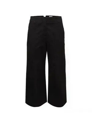 Hermès Pleated Straight-leg Trousers - Black